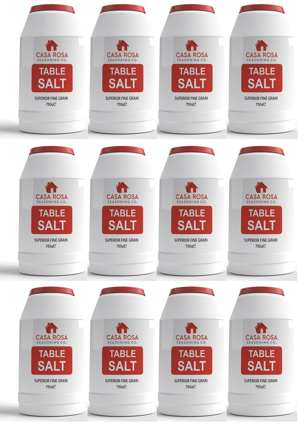 12 x Casa Rosa Fine Table Salt 750G – The Stock Outlet